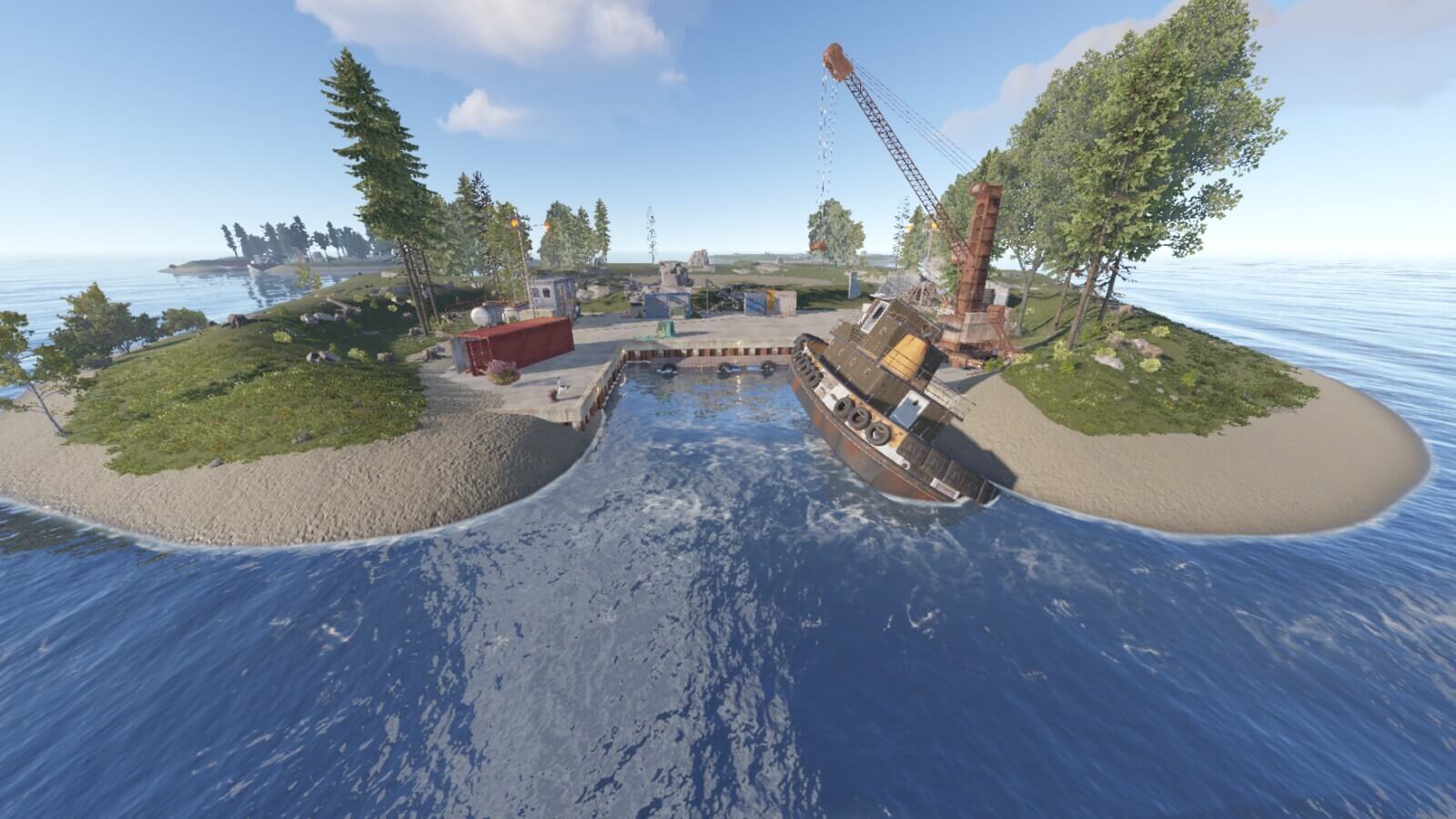 Island Raid Bases Rust - Lone Design
