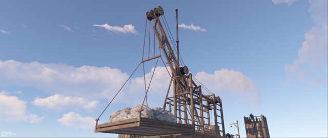 Medieval Ore Extraction Rigs Rust Prefab - Lone Design