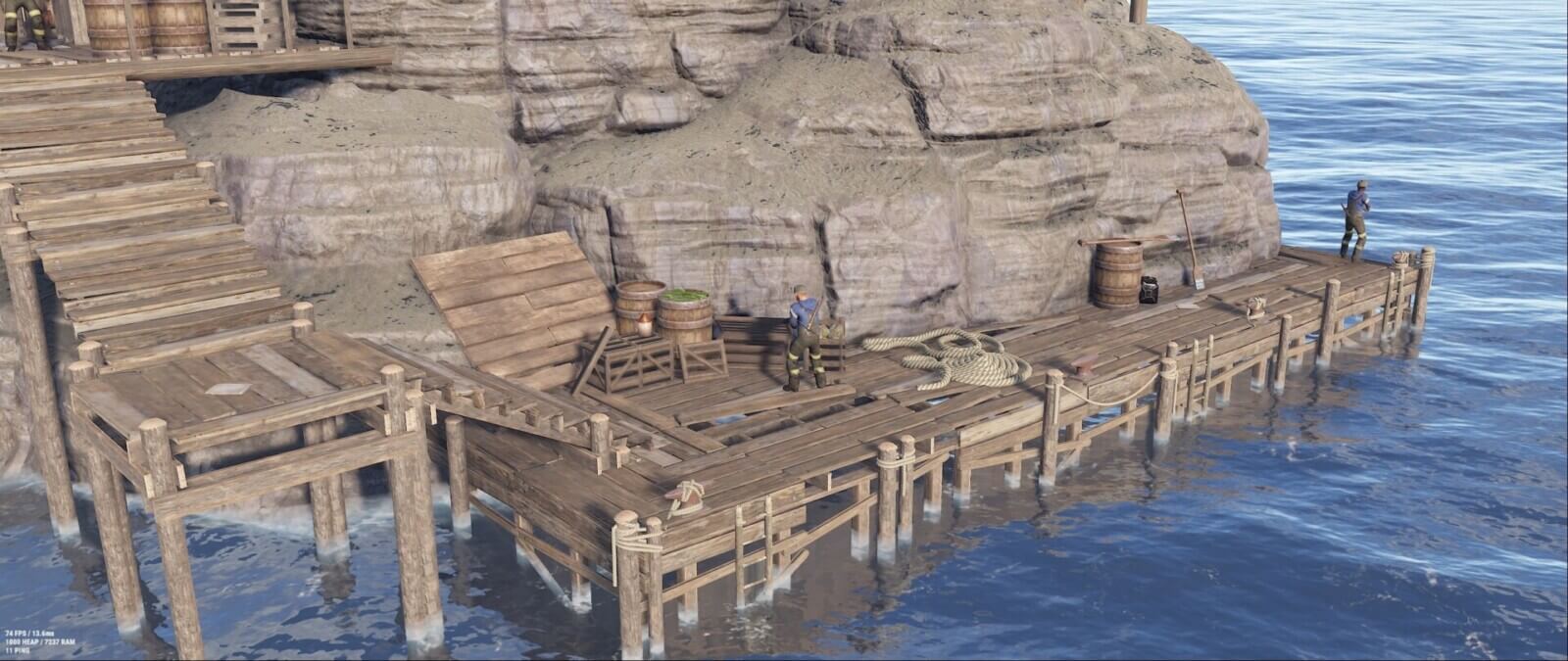 Medieval Ore Extraction Rigs Rust Prefab - Lone Design