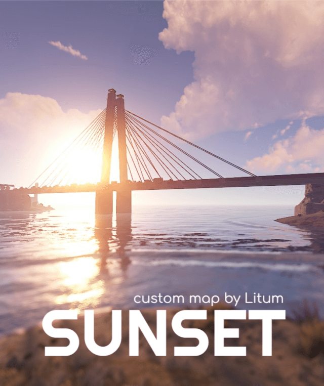 Sunset | Custom Map | Jungle Update Rust - Lone Design