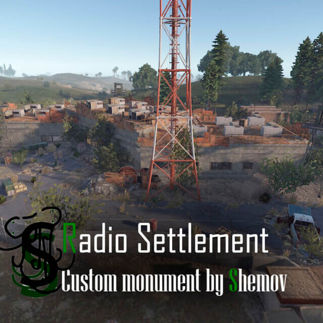 Radio Settlement 2 Rust Monument - Lone Design