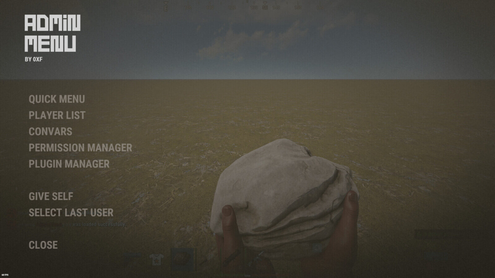 Admin Menu Rust Plugin - By 0xf - Lone.Design