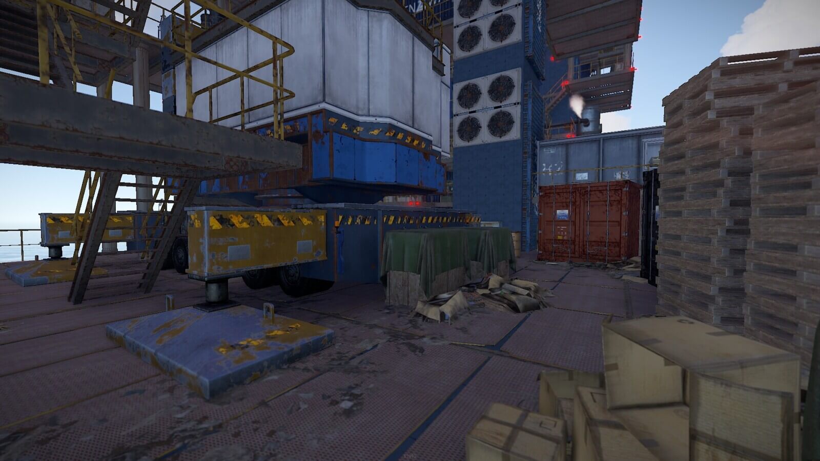 Oil Rig 3 - A Custom Rust Oilrig Monument - Lone Design