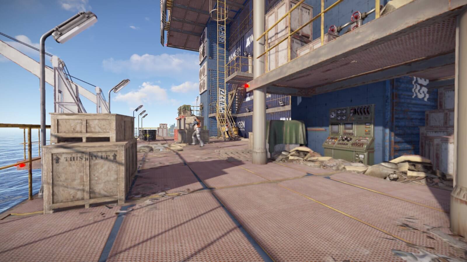 Oil Rig 3 - A Custom Rust Oilrig Monument - Lone Design