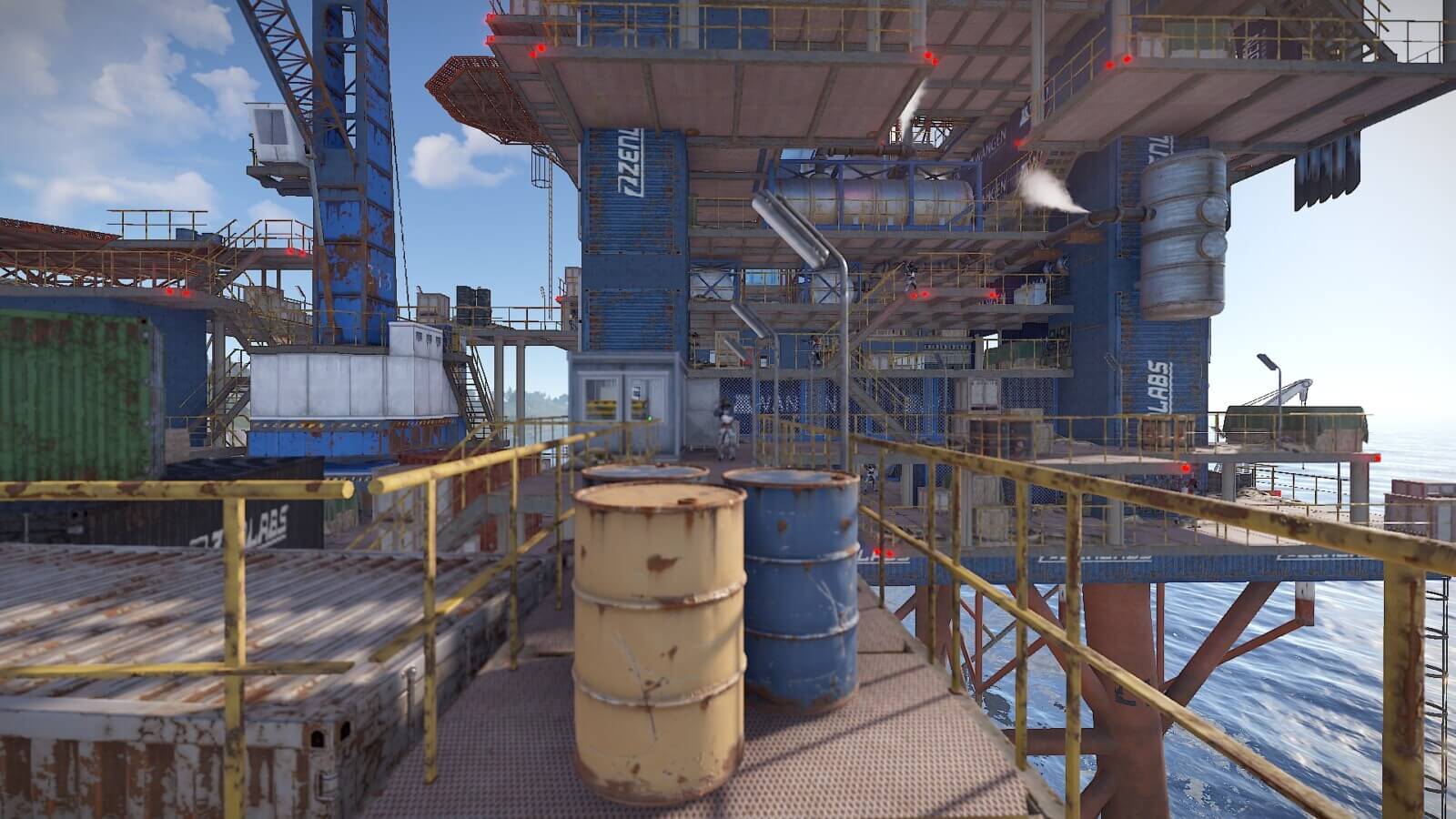 Oil Rig 3 - A Custom Rust Oilrig Monument - Lone Design