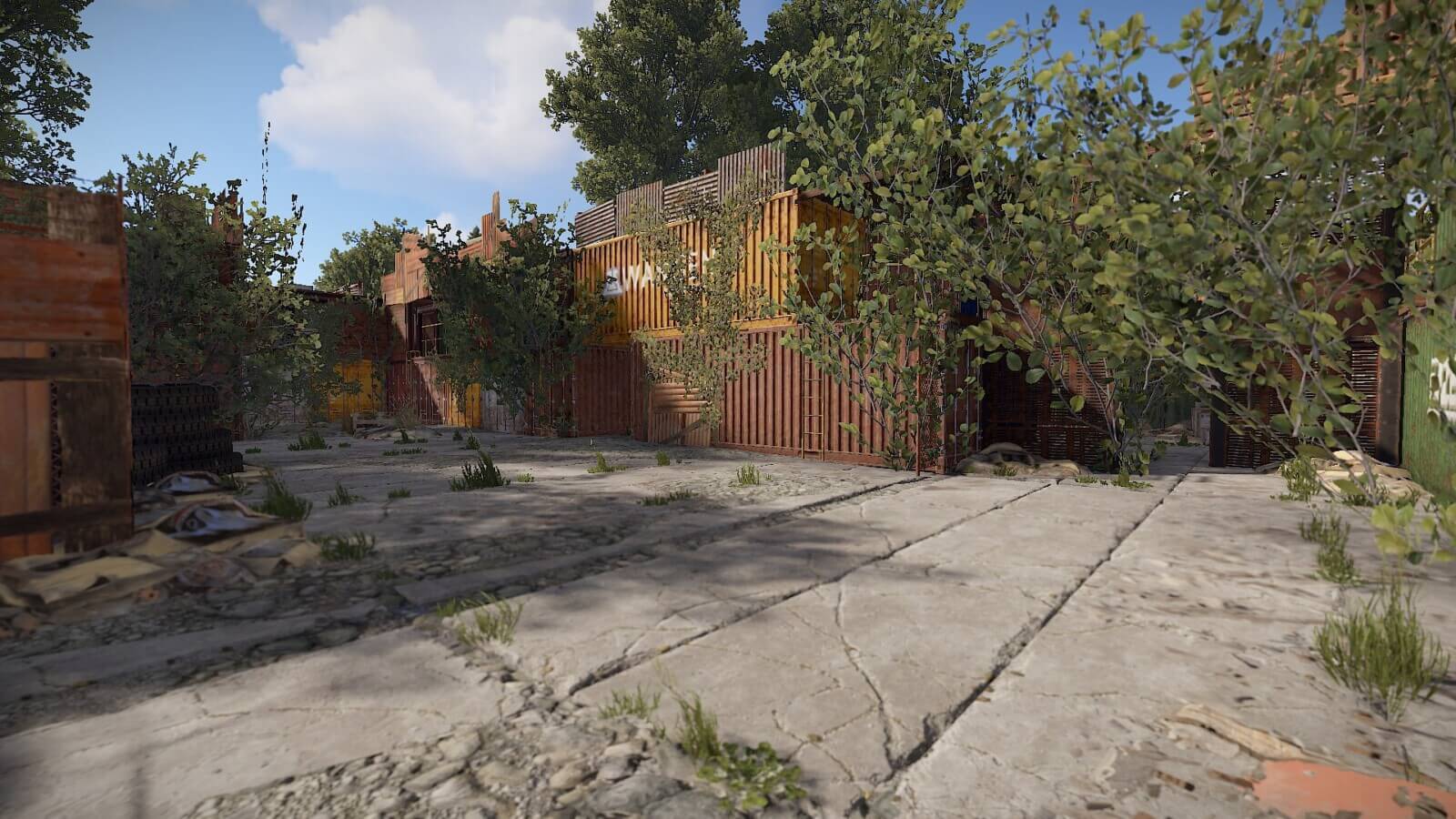 Containers Park Custom Rust Monument - Lone Design