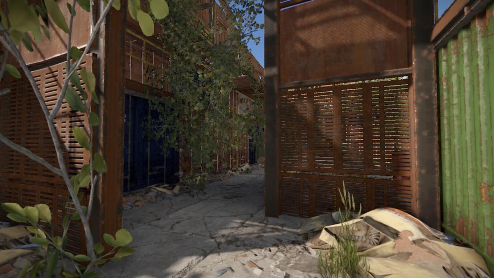 Containers Park Custom Rust Monument - Lone Design