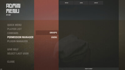 Admin Menu Rust Plugin - By 0xf - Lone.Design