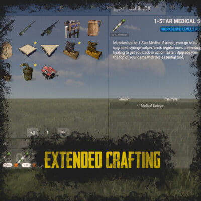 Extended Crafting Rust Plugin - Lone Design