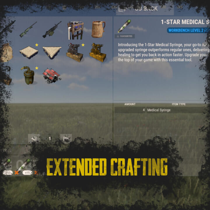 Extended Crafting Rust Plugin - Lone Design
