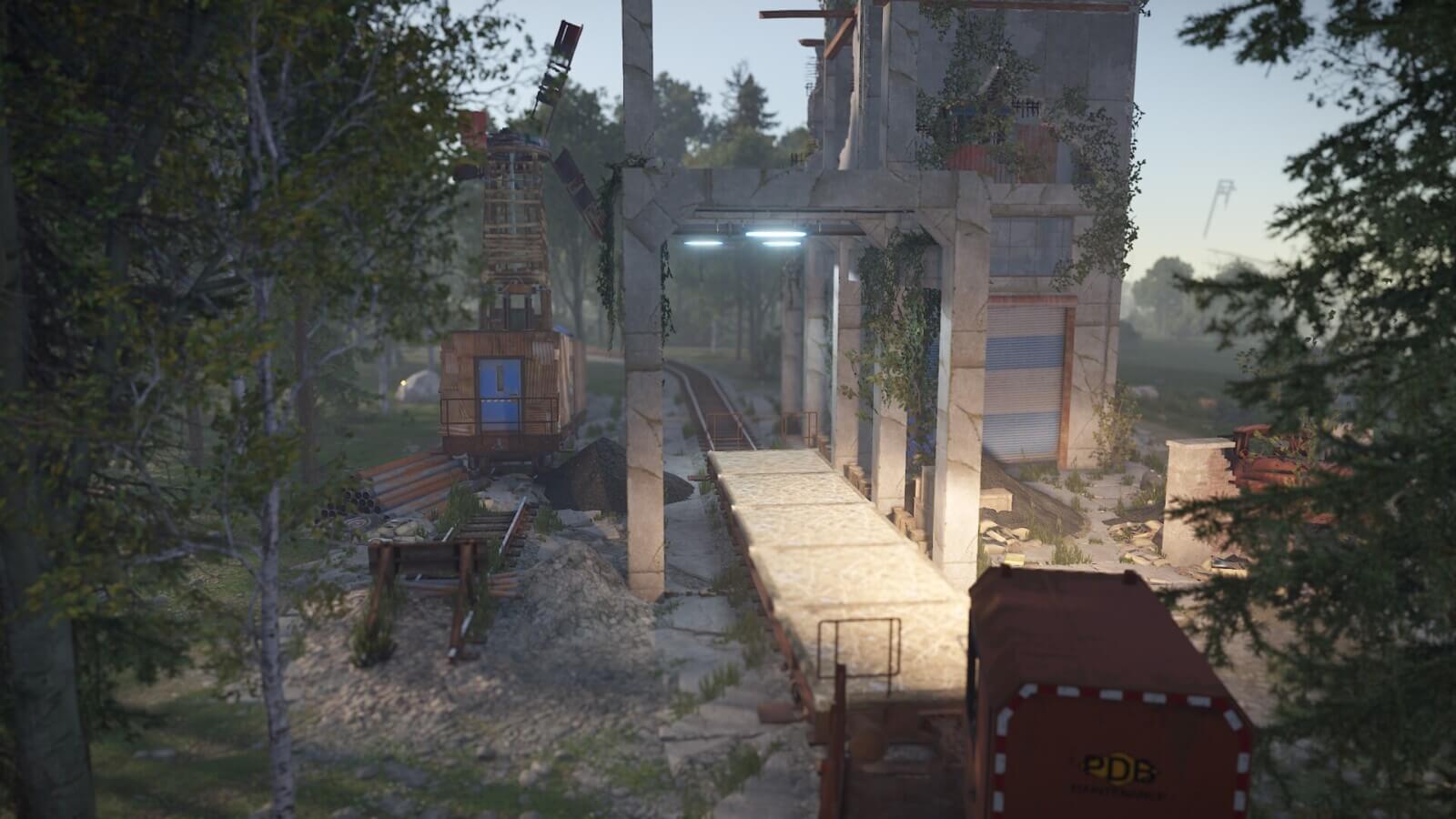 Train Homes Station Free Rust Custom Monument