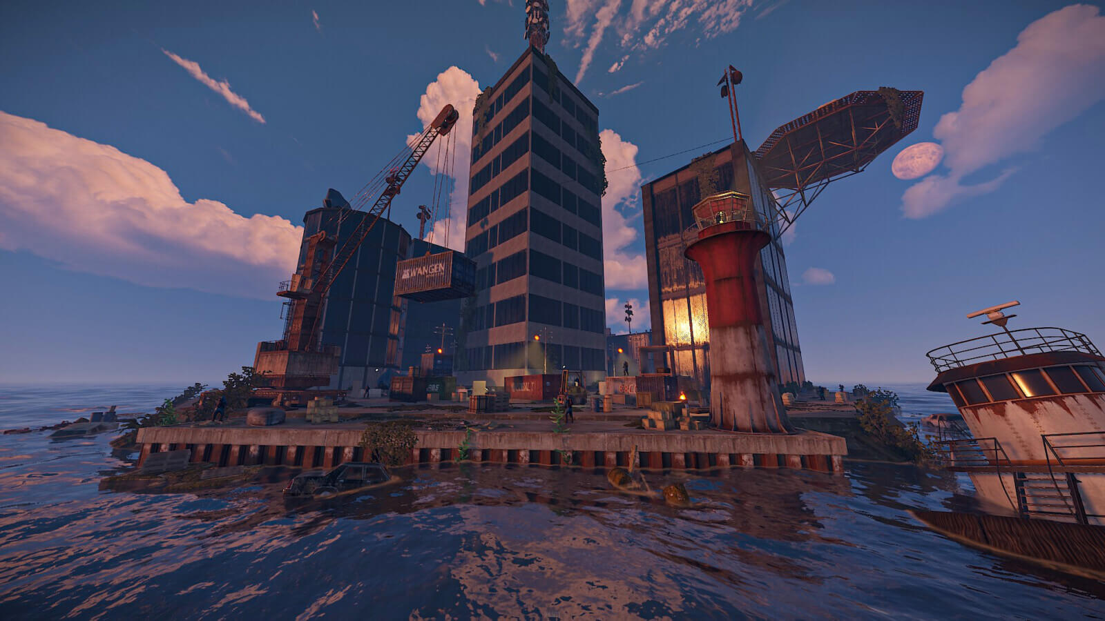 Sea City Rust Ocean Monument - Lone Design