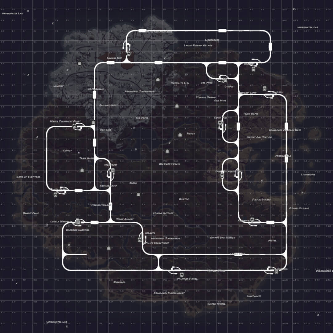 Atlanta: The Walking Dead (Jungle Update) Custom Rust Map