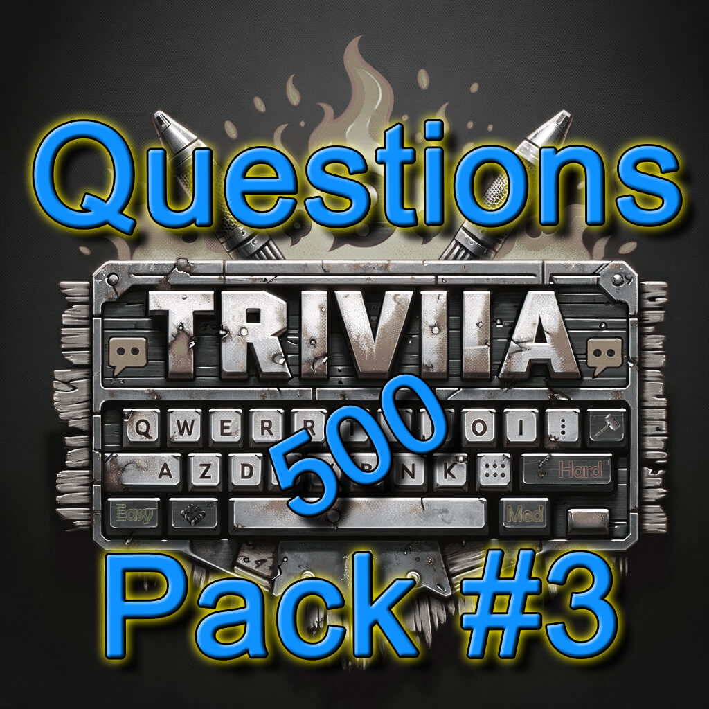 Trivia Question Pack - 3 - Lone Design