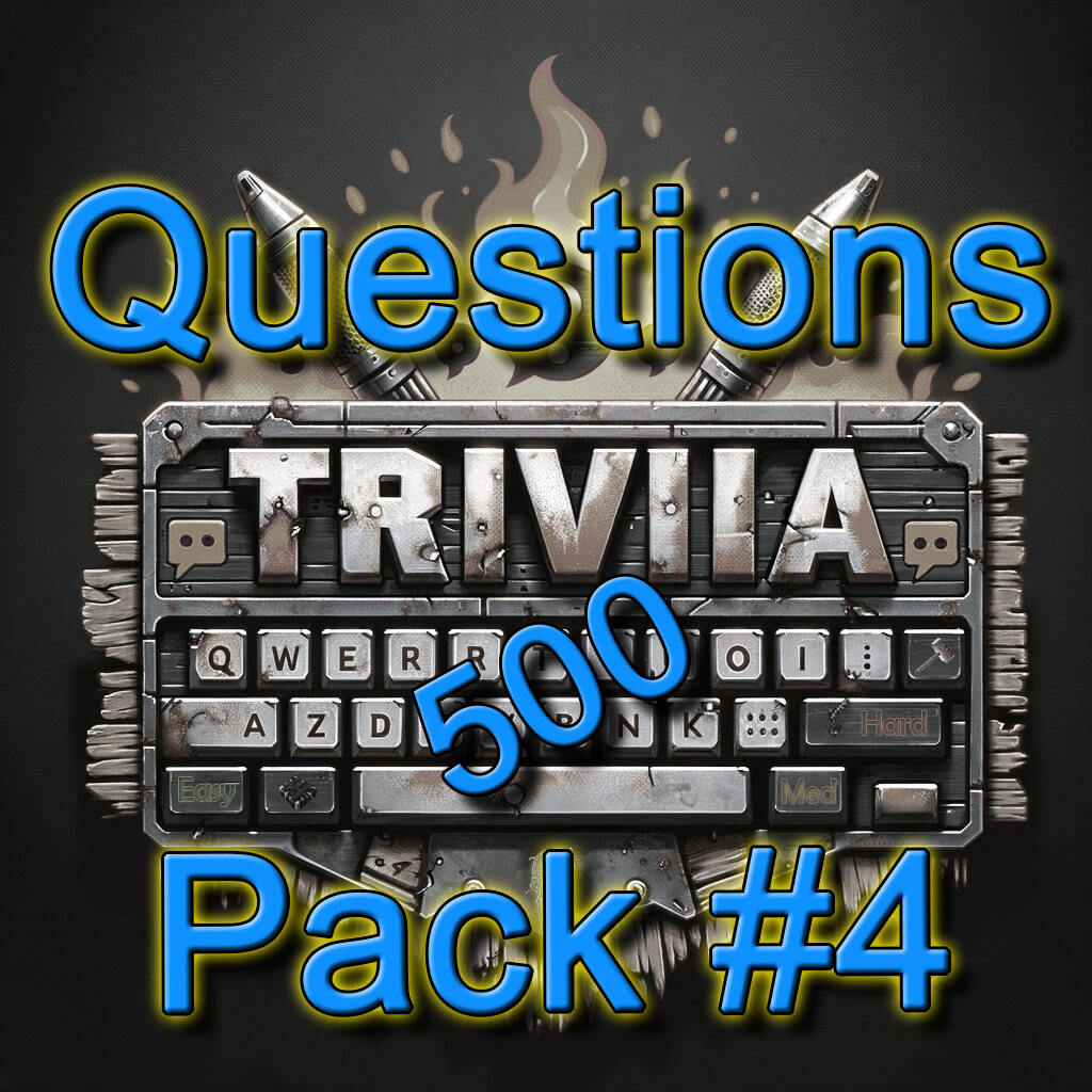 Trivia Question Pack - 4 - Lone Design