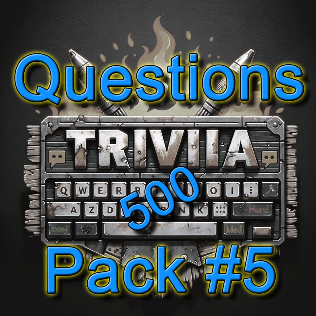 Trivia Question Pack - 5 - Lone Design