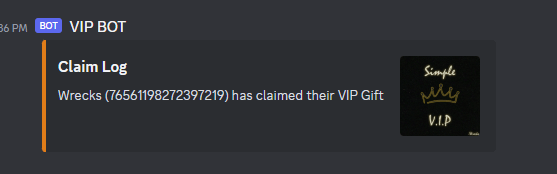 Simple VIP Rust Plugin - Lone Design