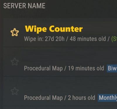 WipeCounter - Display Wipe Information In The Map Name