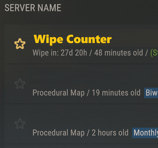 WipeCounter - Display Wipe Information In The Map Name
