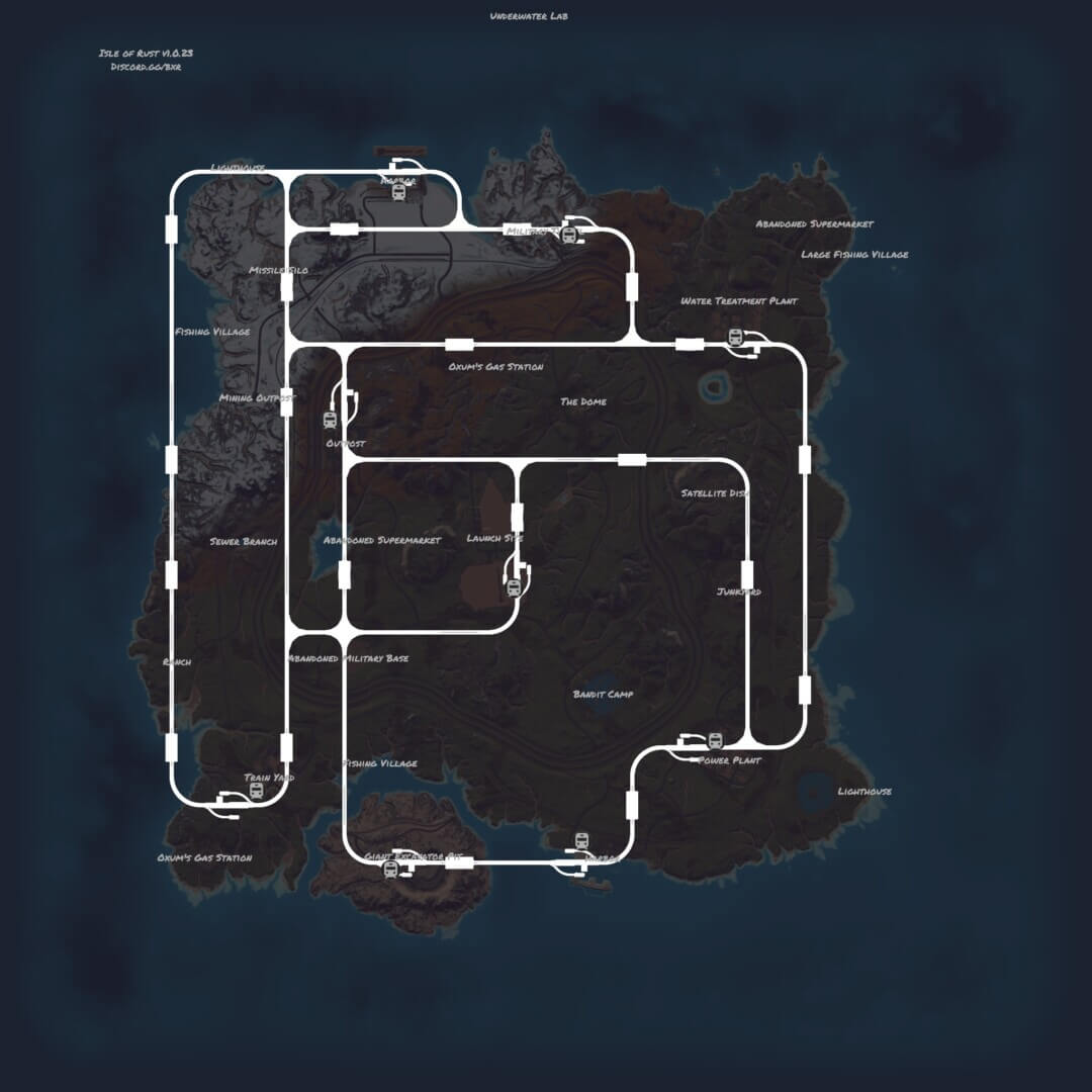 Isle Of Rust Custom Rust Map - Lone Design
