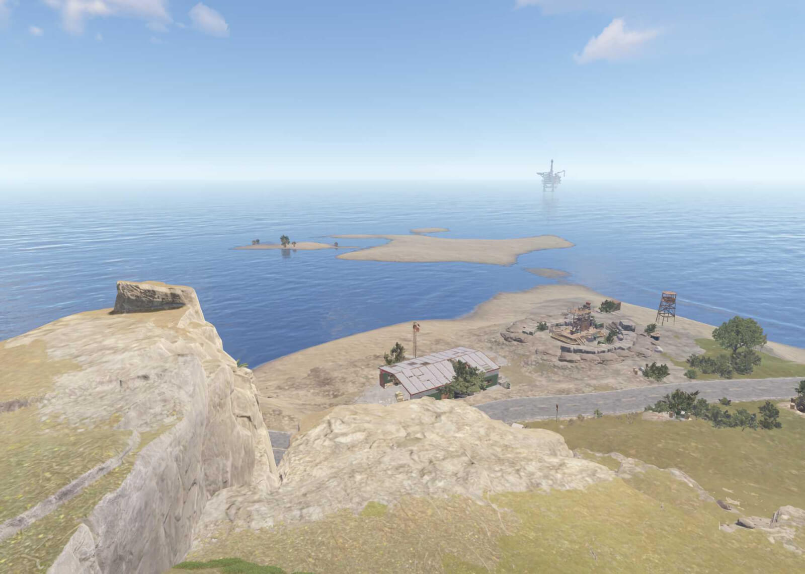 One Grid Paradise 1500 | Custom Small Map By SlayersRust - Lone Design