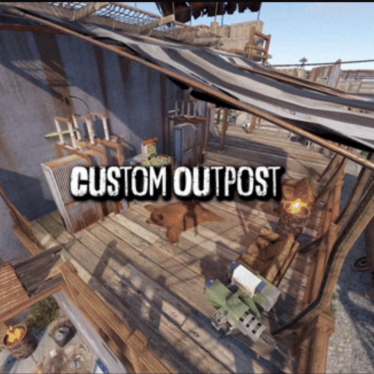 Custom Rust Maps Outpost - Lone Design