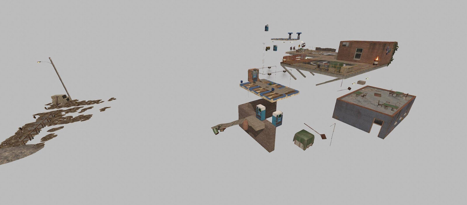 Combined Outpost, Bandit & Stables - Lone Design