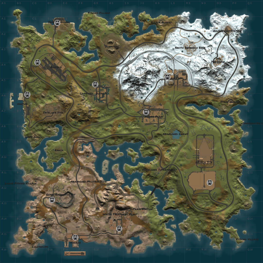 Bundle Of 4 Maps 2500 Size 2 - Lone Design