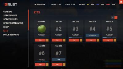 Kits Rust Plugin - Lone Design