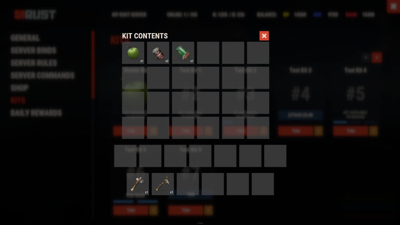 Kits Rust Plugin - Lone Design
