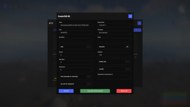 Kits Rust Plugin - Lone Design