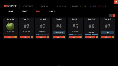 Kits Rust Plugin - Lone Design
