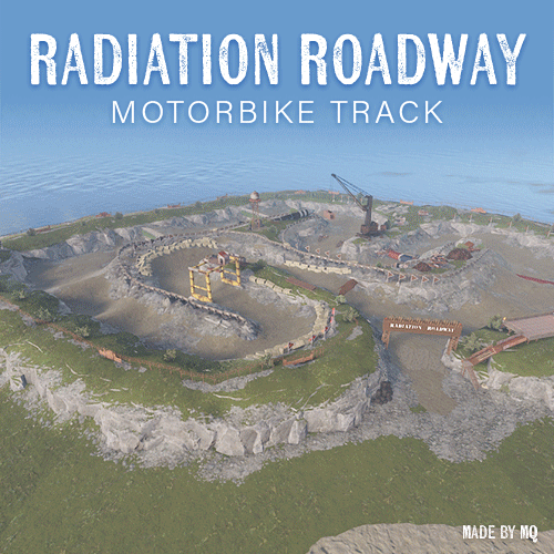 Radiation Roadway Motorbike Track Monument - Lone Design