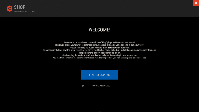 Shop Rust Plugin - Lone Design