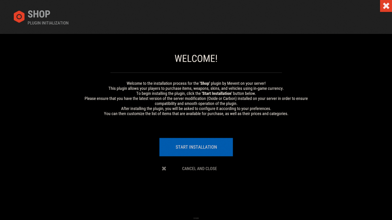 Shop Rust Plugin - Lone Design