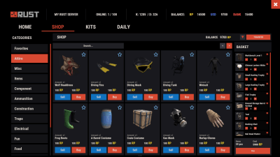 Shop Rust Plugin - Lone Design