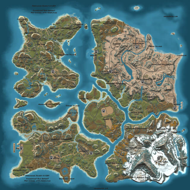 Synecdoche Custom Rust Map - Lone Design