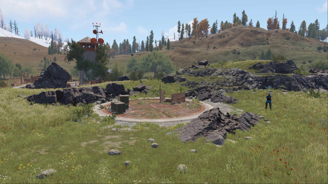 Mini Military Tunnels Rust Monument - Lone Design