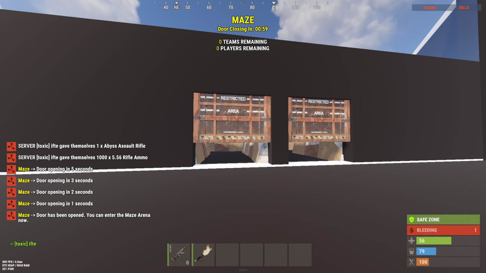 Maze Event Rust - Lone Design