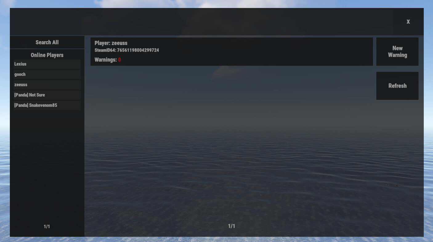 WarnMenu - Lone Design