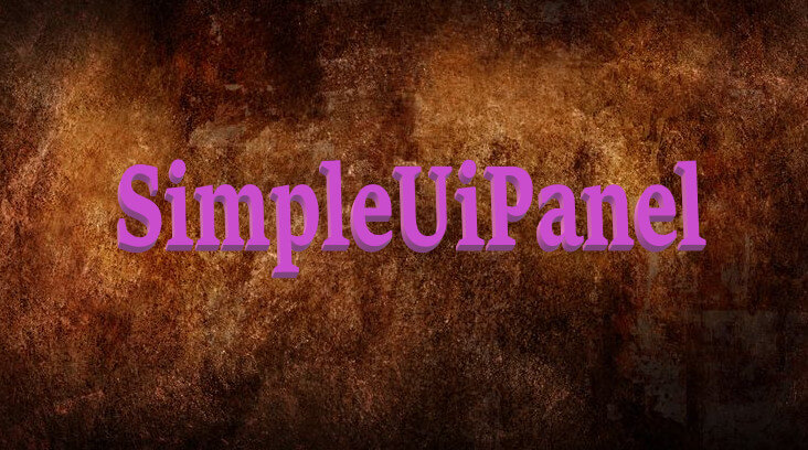 SimpleUiPanel - Lone Design