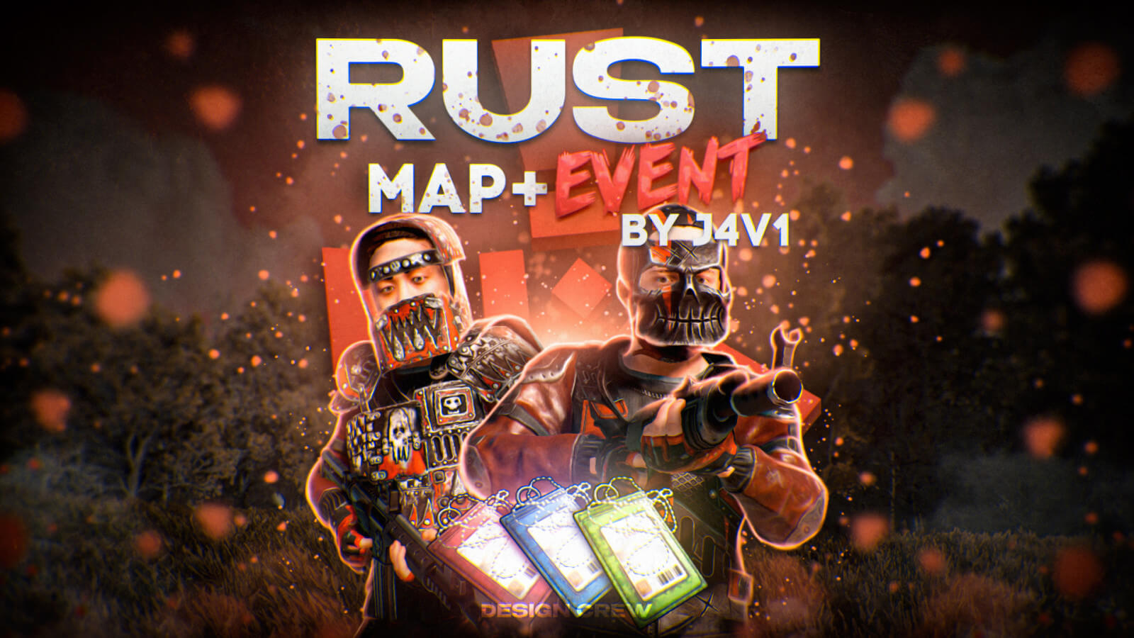 RustEvent Map - Lone Design