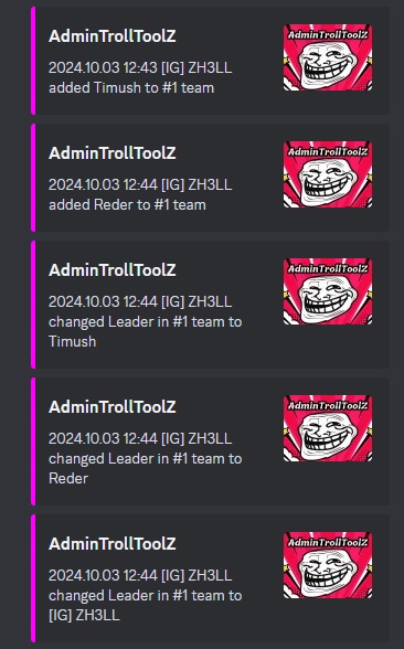 Admin Troll Tool - Lone Design