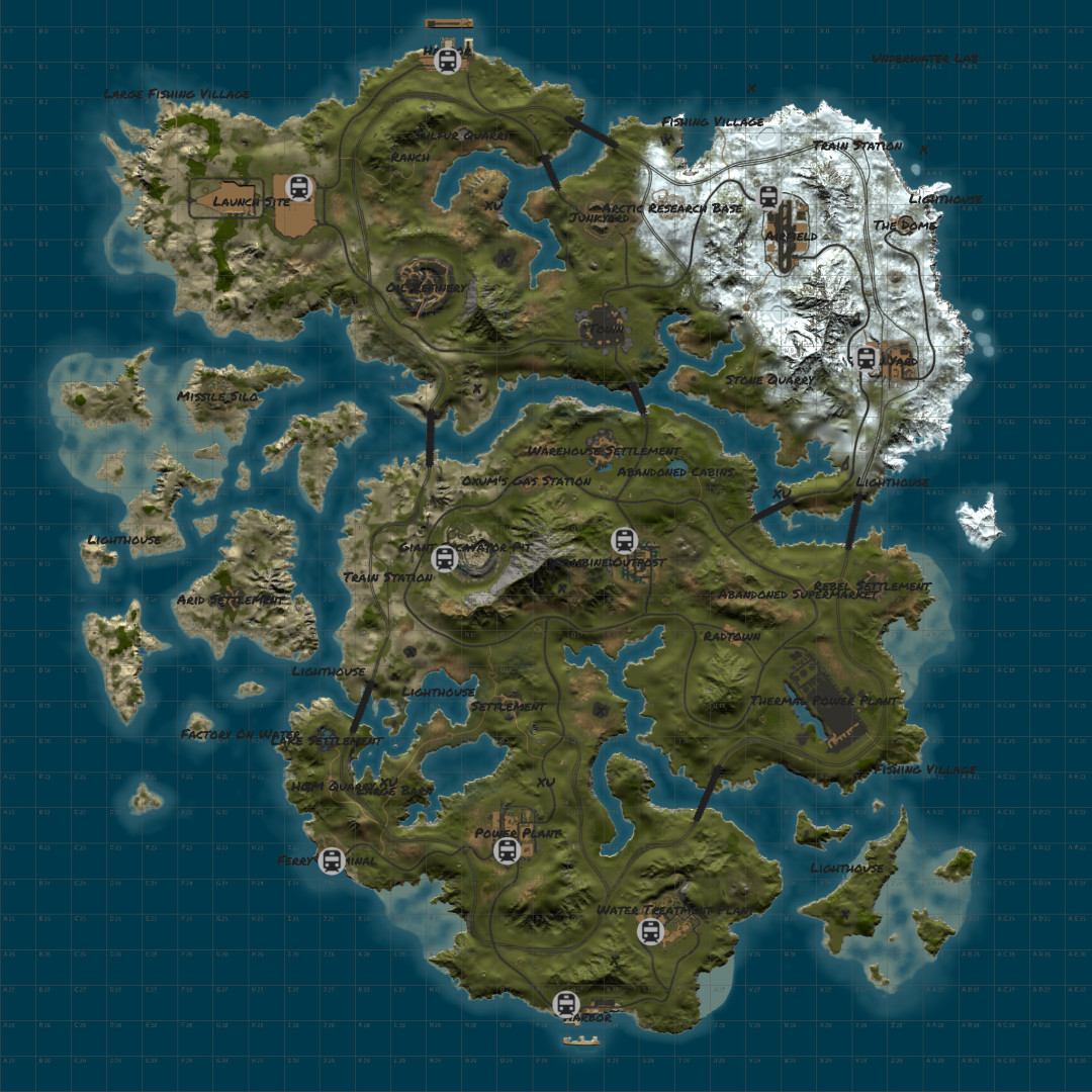 Primewa Island Custom Rust Map - Lone Design