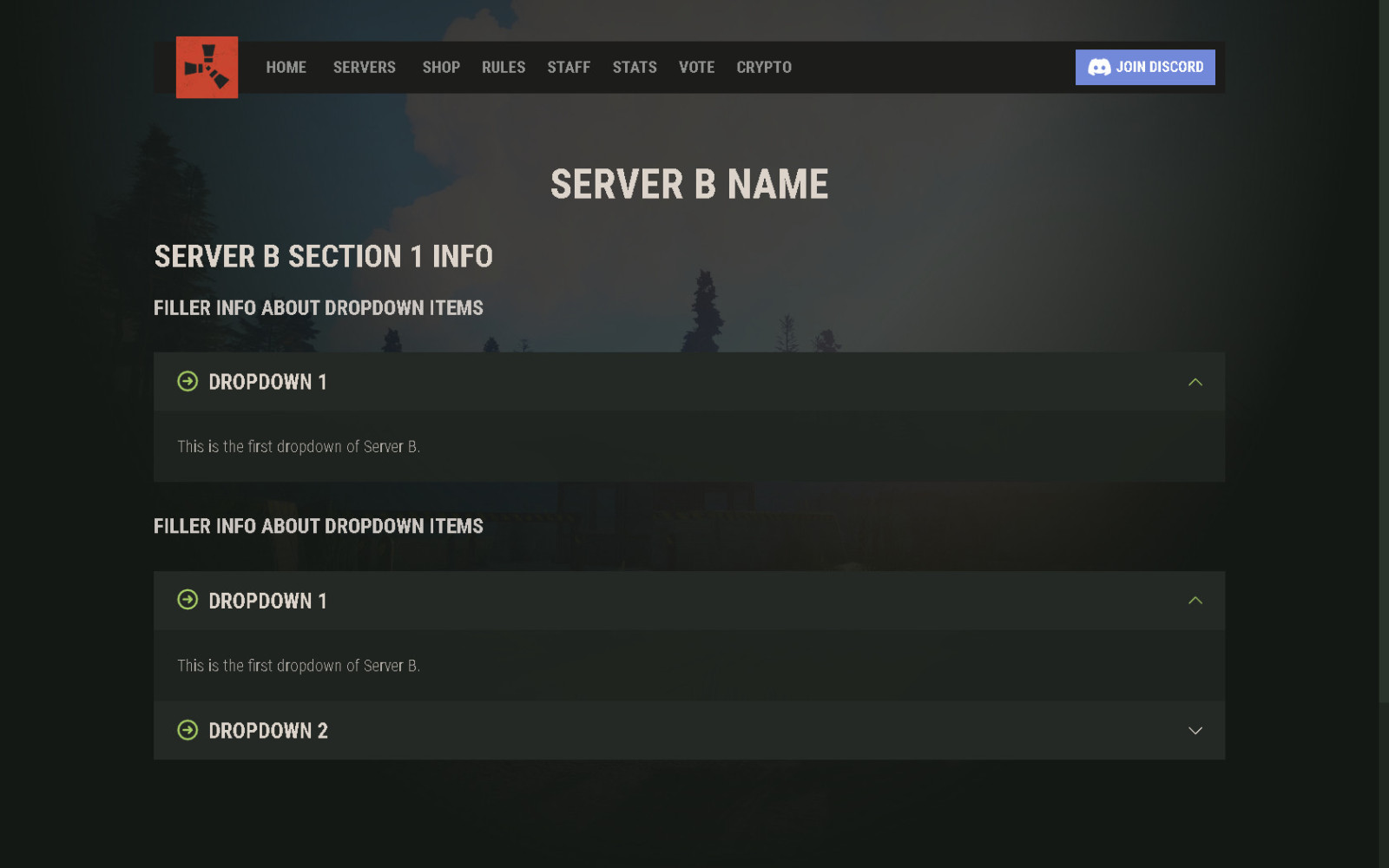 Outpost Template - Server Pages - Lone Design