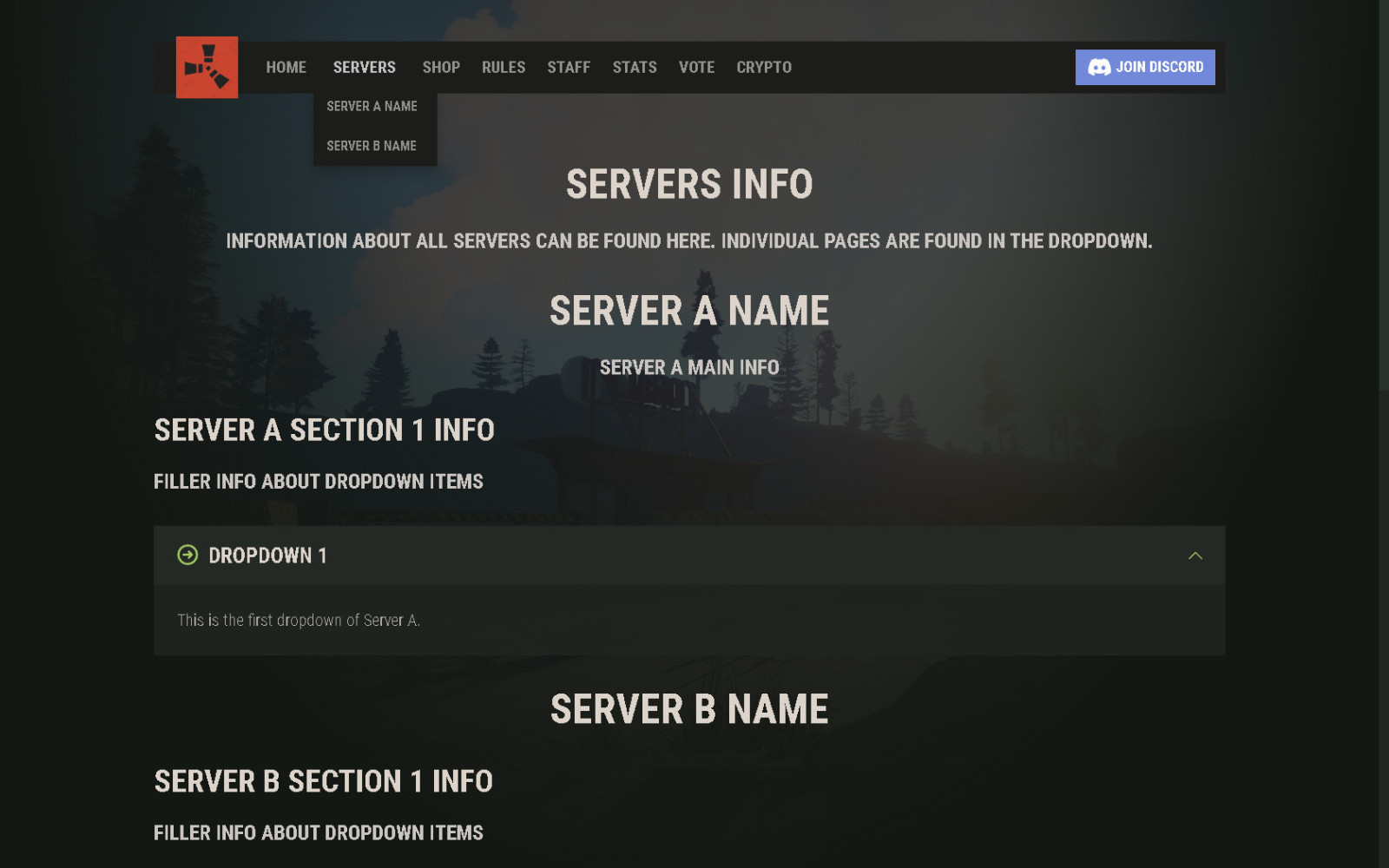 Outpost Template - Server Pages - Lone Design