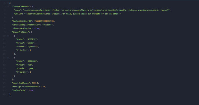 Rust Chat - Lone Design