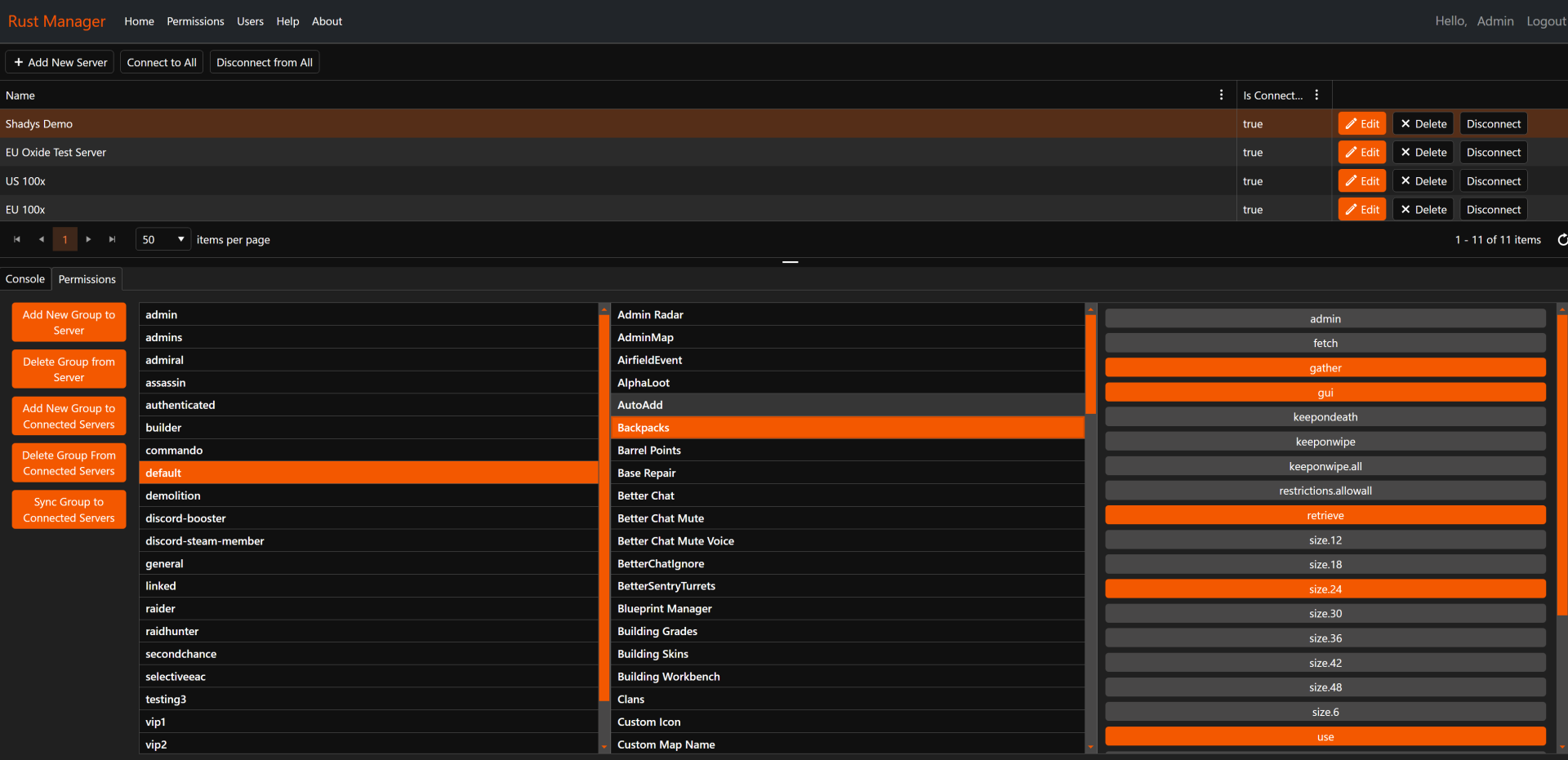 Rust Manager - Lone Design
