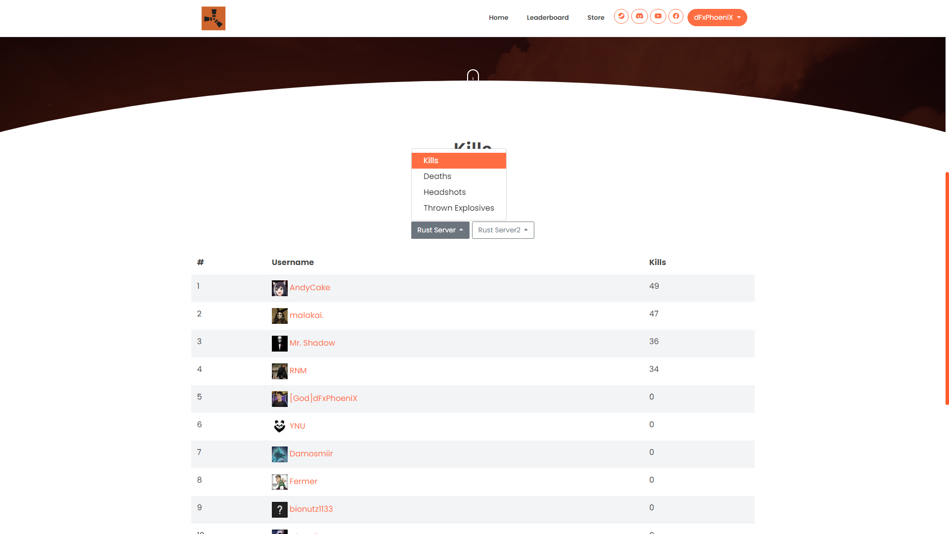Rust Premium Website - Lone Design