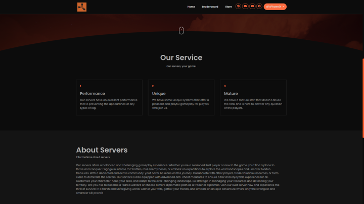 Rust Premium Website - Lone Design